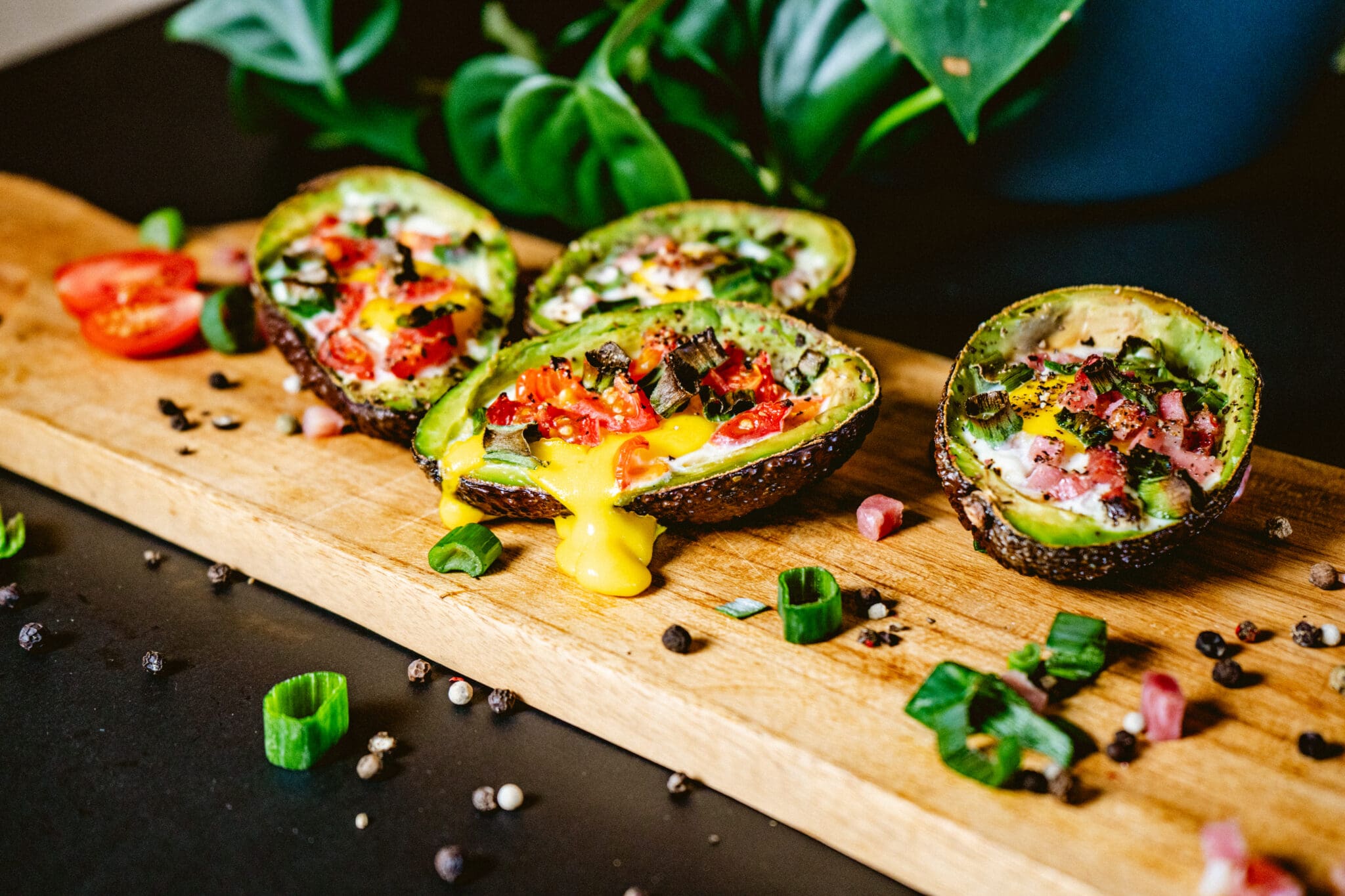 Gefüllte Avocados mit Ei